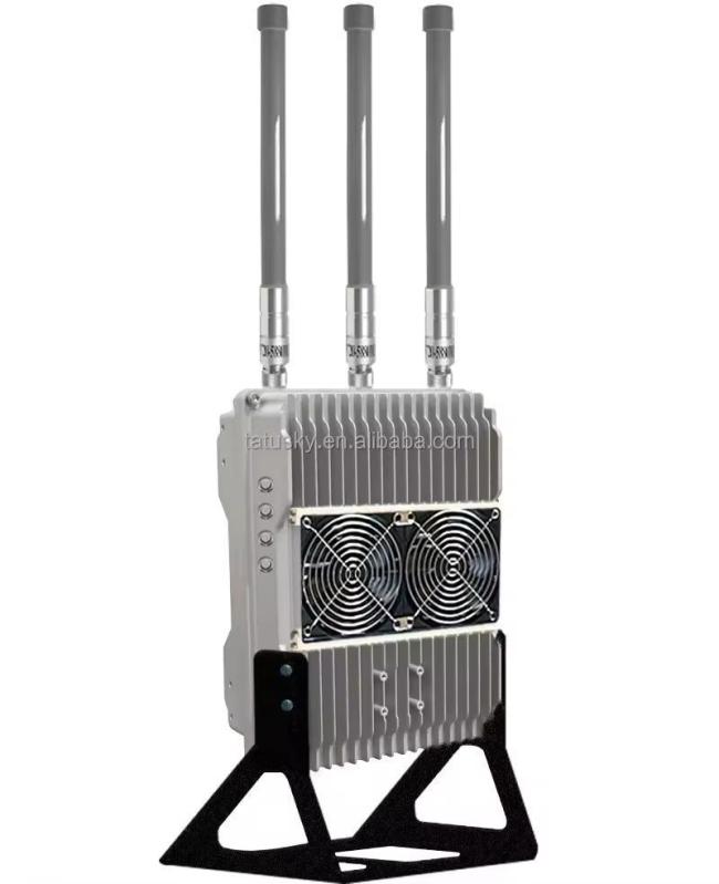 3-Band 900MHz 5.2GHz 5.8GHz 150W Aluminum Enclosures Fpv System Counter Fpv Drones with Cooling Fan Against Drones