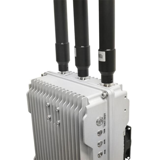 3-Band 900MHz 5.2GHz 5.8GHz 150W Aluminum Enclosures Fpv System Counter Fpv Drones with Cooling Fan Against Drones