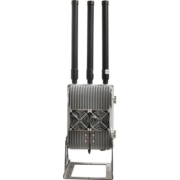 Quality 50W 100-1200mhz Anti Drone Device Suppression System Jammer for UAV Security for sale