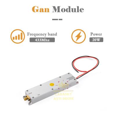 433Mhz 20W GaN Anti-Module für Autel Anti-Drohnen-System Rot DC28-30V Schwarz Gnd Weiß aktivieren