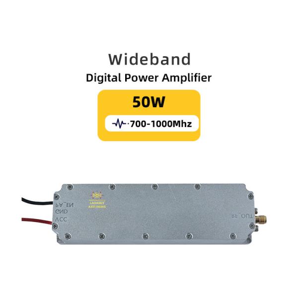 Quality Required Power Supply More Than 3.7A 700-1000MHz 50W GaN Module Anti Drone Anti Fpv Anti Dji Anti Autel Fpv Suppresor for sale