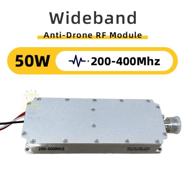 Quality 200-400mhz 50W Anti Drone Lora Module Counter Fpv Module 300-6000mhz 100W anti drone system anti fpv 250-400mhz 50W 100-1100mhz for sale