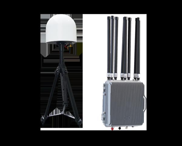 DR200-AB Vaste drone-detectie- en verstoringsapparatuur met volledige frequentiebandscanning 70MHz-6GHz