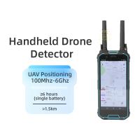 Quality 3KM Handheld Dron Detector 100M-6Ghz Portable UAV Locator 1.5G 2.4G 5.8G GPS for sale