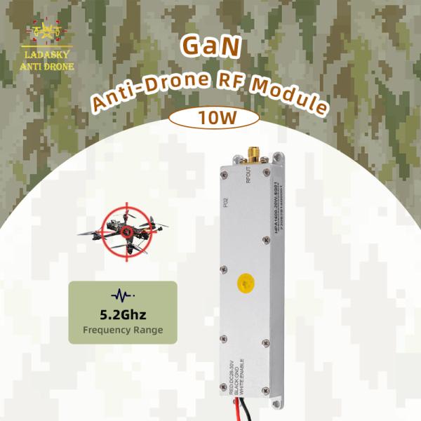 Quality 5.2GHz GaN Power Amplifier Module 10W for Anti-Drone Applications for sale