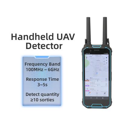 China Portable UAV Detection Device with 6-inch Touch Screen 3-4 Hours Operation and Real-Time Detection for 1-2km Range for sale