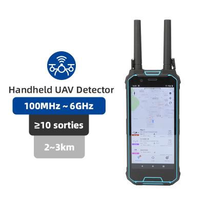 China Portable UAV Detection Device with 6-inch Touch Screen 3-4 Hours Operation and Real-Time Detection for 1-2km Range for sale