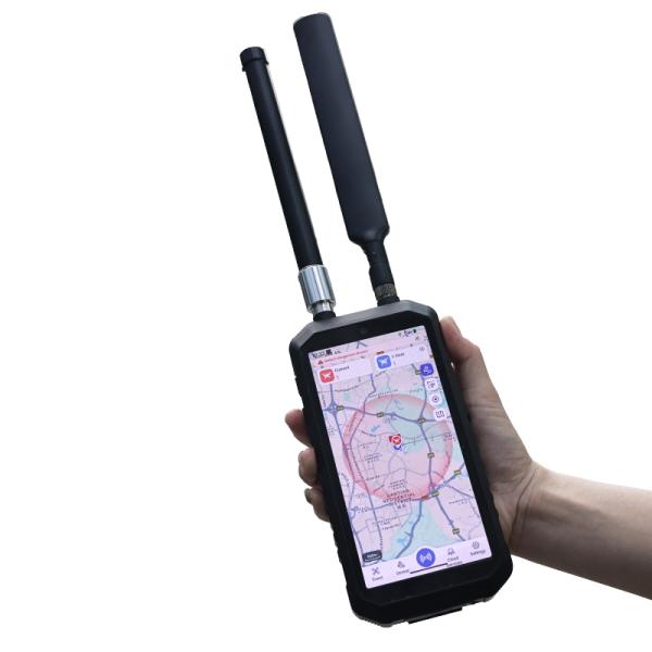 Quality 3KM Portable Dron Detector Full Frequency  UAV Locator 1.5G 2.4G 5.8G GPS Alarm Locate FPV Dji Track Flight Pilot Positioning for sale