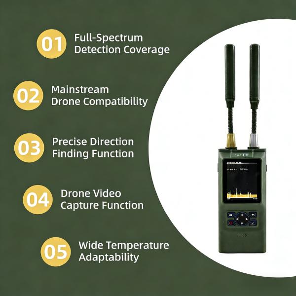 Quality Ultra-Wideband 100MHz–8GHz FPV & UAV Detection System with Direction Finding, Video Capture and Countermeasure Linkage for sale