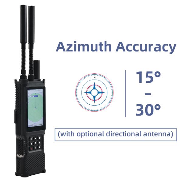 Quality Compact Handheld Drone Detector Providing Real Time Vibration And Sound Alerts With Easy One Handed Operation And Portability Drone Detection Anti Drone System For Wearable Use for sale