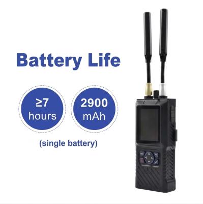 China Long Range Portable Drone Detector with 0MHz-8000MHz Spectrum Detection Replaceable Battery and Type C Charging Support for sale