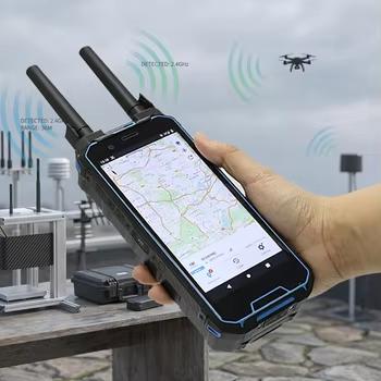China Handheld Drone Detector with UAV Spectrum Detection Protocol Analysis Remote ID Recognition and Real Time Trajectory Tracking up to 3KM Range for sale