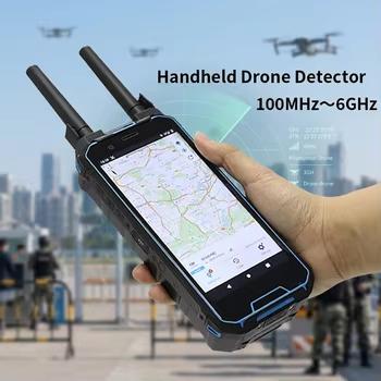 Quality 100MHz-6GHz Multi Function Portable Drone Detector with Passive Detection FPV Detected and Wireless Networking Intercom for Critical Infrastructure Security for sale