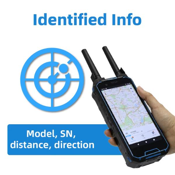 Quality Portable UAV Signal Detector with RID Broadcast Decoding Function, Real-Time FPV for sale