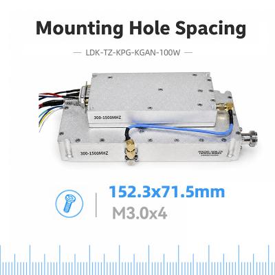 China 100W 300-6000MHz Multi-Band High-Power RF Amplifier Module Built-in Temperature Protection for Low-Altitude Security & UAV Communication Management Systems for sale