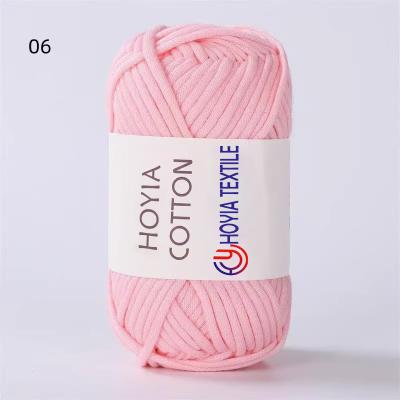 China 200G=219Y 70% Cotton 30% Nylon Blend Yarn Chunky Tube Cotton Yarn With Good Elasticity for sale