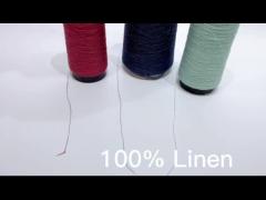 High products 1/24NM*6 Yarn Dyed 100% Yarn Linen Spinning Linen material yarn for weave