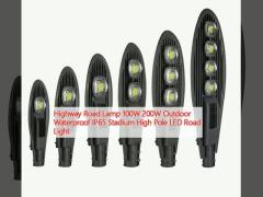 Lampada stradale per autostrade 100W 200W In all'aria aperta impermeabile IP65 Stadio Alto Polo Lampada stradale a LED