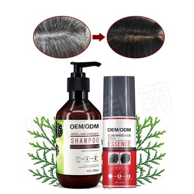 China Anti tratamento preto médico do cabelo de Grey Hair Shampoo For White da raiz 300ml à venda