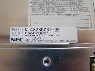 China NL4823BC37-05 CCFL Backlight 7,0 DUIM 480×234 NEC TFT LCD Te koop