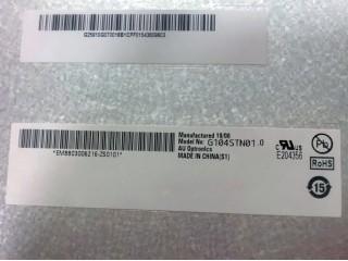 Cina G104STN01.0 10,4   Ore del ≥ 70K di vita di AUO, con il driver del LED, 180° inverso, 6/8 di bit, metallina in vendita
