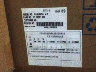Cina G185XW01 V2    Lampada A 18,5 POLLICI Repaceable, lampadina di WLED, ore di AUO del ≥ 50K di vita, con il driver del LED, parte superiore I/F, metallina in vendita