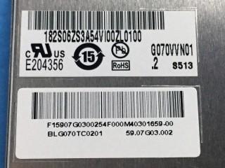 Cina G070VVN01.2   AUO 7,0   Lampadina di POLLICE WLED, U/D, inverso di L/R, 6/8 di bit, metallina in vendita
