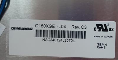 中国 G150XGE-L04 Rev.C4 INNOLUX 15.0」1024の（RGB） ×768 400 cd/mの²産業LCDの表示 販売のため