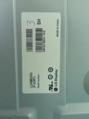 Cina ESPOSIZIONE LCD INDUSTRIALE 51PPI di ×1080 300cd/m2 di LC430EUE-FHM2 LG Display 43