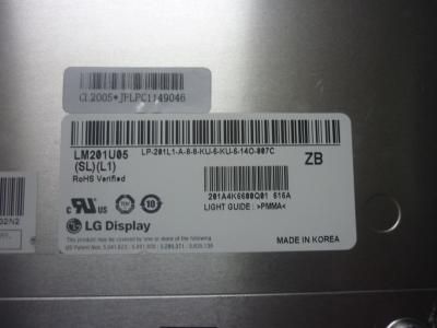 Cina LM201U05-SLL2 LG Display 20,1» 1600 (RGB) ESPOSIZIONI LCD di INDUSTRIALE del ² di ×1200 300 cd/m in vendita