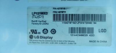 Cina 12,1» pannelli 220cd/m2 LP121WX3-TLC1 di 1280×800 124PPI WXGA TFT LCD in vendita