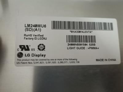 중국 WUXGA 94PPI 320cd/m2 TFT LCD 패널 24.0
