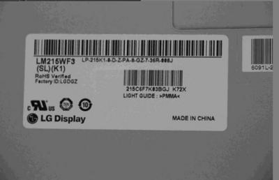 China 102PPI industrieel LCD Comité 250cd/m2 LM215WF3-SLK1 1920×1080 WLED Te koop