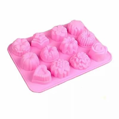 China Dessert DIY Muffin Cup Cake Cookies Resin Mold Decoration Silicone Moulding Design Chocolate Pastry Candle Mold for sale