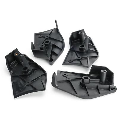 China Black Color Injection Molding Parts in ABS Nylon Polishing Finish for Various Applications for sale