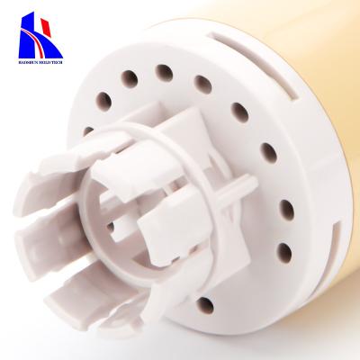 China PC Makrolon 2807 Injection Moulded Components Yellow Textured Sub Gate for sale