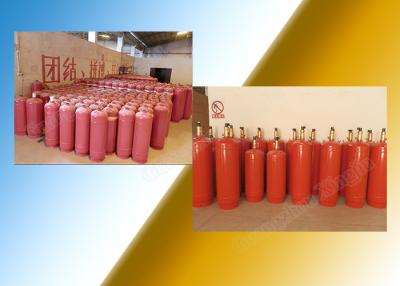 China cilindro del sistema de 70L fm200 para tubo de 5,6Mpa con certificación CAL / CMA for sale