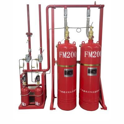 China TUV Certified FM200 Gaseous Fire Suppression System With Automatic Electrical Manual Mechanical Emergency for sale
