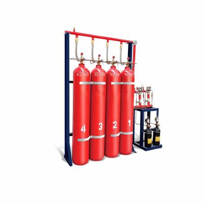 China High Safety IG100 Fire Suppression System with 17.2Mpa Max Working Pressure and Easy Installation for sale