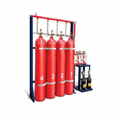 China 15MPa Inert Gas Fire Suppression System IG100 With Low Maintenance for sale