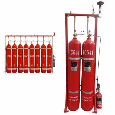 China High Reliability IG541 Inert Gas Fire Suppression System for Low Maintenance Demands for sale