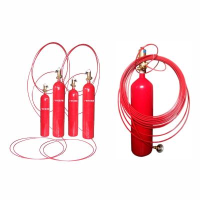 Sistema rojo de extinción de incendios FM200 con agente HFC-227ea para protección contra incendios
