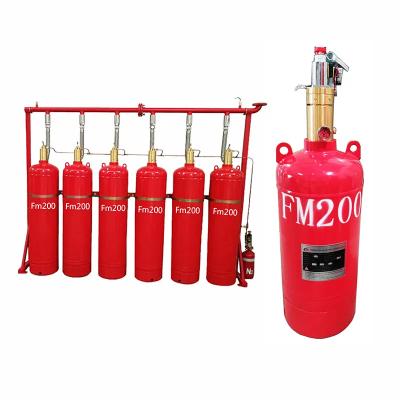 China TUV Certified FM200 Gaseous Fire Suppression System With Automatic Electrical Manual Mechanical Emergency for sale