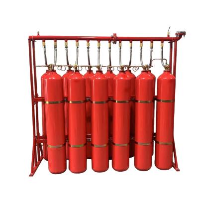 China Eco Friendly 42kg Enclosed Flooding CO2 Pipe Network Fire Suppression System For Industrial Usage for sale