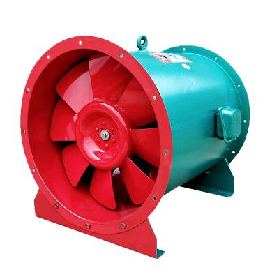 China High Temperature Axial Flow Fire Smoke Exhaust Fan 280℃ HTF Series for sale