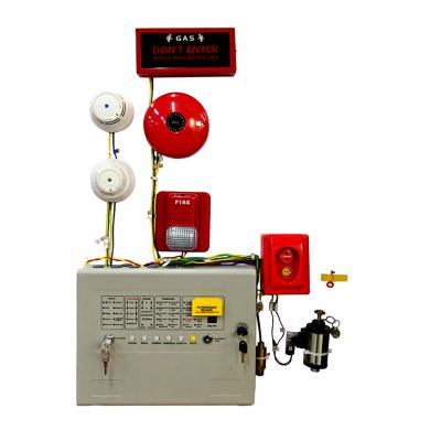 China Intelligent Inert Gas Fire Suppression System with Automatic Control Panel for Industrial Safety for sale