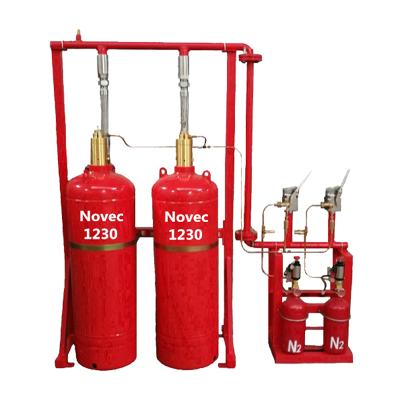 China Novec1230 Clean Agent Gas Fire Suppression System with Fast 10 Second Pipe Network Discharge for sale