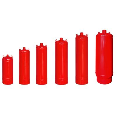 China Steel FM200 Cylinder 120L Capacity High Pressure Container for Clean Agent Fire Suppression Systems with Customizable Models for sale