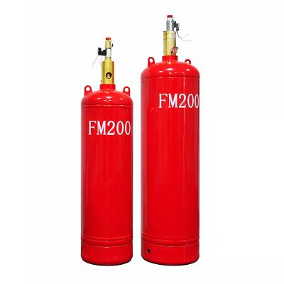 China Automatic Fire Suppression Cylinder / FM200 Gas Storage with Pressure Gauge for sale