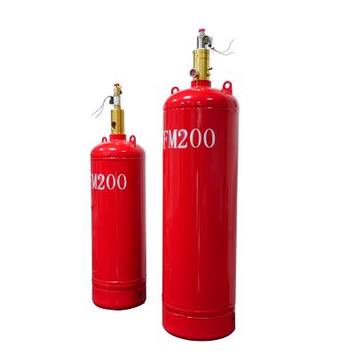 China Professional Grade Steel Cylinder / FM200 Compatible Fire Suppression Vessel for sale